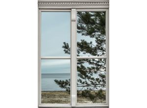 4049009099628 - Wandsticker QUEENCE Strand Wandtattoos Gr B H T 40 cm x 60 cm x 01 cm Natur beige (natur) Wandtattoos Natur