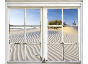 4049009159834 - Wandsticker QUEENCE Strand Wandtattoos Gr B H T 40 cm x 60 cm x 01 cm Natur beige (natur) Wandtattoos Natur