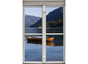 4049009146353 - Wandsticker QUEENCE Boot auf See Wandtattoos Gr B H T 40 cm x 60 cm x 01 cm Natur blau Wandtattoos Natur 4049009146353 - Wandsticker QUEENCE Boot auf See Wandtattoos Gr B H T 40 cm x 60 cm x 01 cm Natur blau Wandtattoos Natur