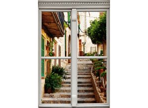 4049009589846 - Wandsticker QUEENCE Treppe am Haus Wandtattoos Gr B H T 40 cm x 60 cm x 01 cm Geographie bunt Wandtattoos und Wandsticker 4049009589846 - Wandsticker QUEENCE Treppe am Haus Wandtattoos Gr B H T 40 cm x 60 cm x 01 cm Geographie bunt Wandtattoos und Wandsticker