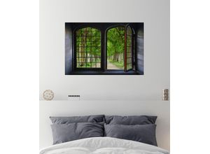 4049009148975 - Wandsticker QUEENCE Allee Wandtattoos Gr B H 60 cm x 40 cm Natur grün Wandtattoos Natur