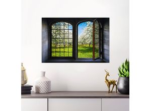 4049009358862 - Wandsticker QUEENCE Frühling Wandtattoos Gr B H 60 cm x 40 cm Natur bunt Wandtattoos Natur