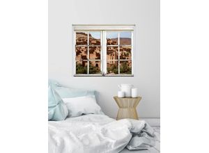 4049009363880 - Wandsticker QUEENCE Stadt Wandtattoos Gr B H T 40 cm x 60 cm x 01 cm Geographie braun Wandtattoos und Wandsticker