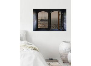 4049009355397 - Wandsticker QUEENCE Schiff Wandtattoos Gr B H 60 cm x 40 cm Geographie braun Wandtattoos und Wandsticker