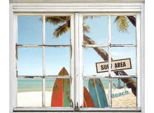 4049009354451 - Wandsticker QUEENCE Surf Area Beach Wandtattoos Gr B H T 40 cm x 60 cm x 01 cm Natur bunt Wandtattoos Natur 4049009354451 - Wandsticker QUEENCE Surf Area Beach Wandtattoos Gr B H T 40 cm x 60 cm x 01 cm Natur bunt Wandtattoos Natur