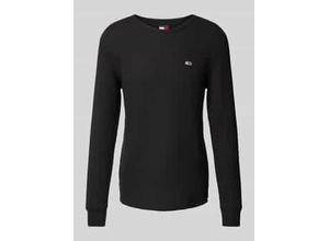 8720638502807 - Slim Fit Longsleeve mit Label-Stitching