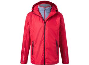 4057223596861 - James&nicholson - Funktionelle Doppeljacke Herren JN1154 Gr 2XL red black