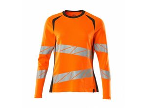 5711074877836 - Damen-T-Shirt 19091-771-1418 Gr xl hi-vis orange dunkelanthrazit - Mascot