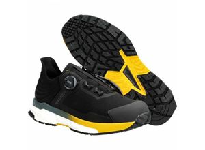 5715411113335 - Safety Halbschuh footwear customized F1680-704 Gr 1047 black sunflower yellow - Mascot