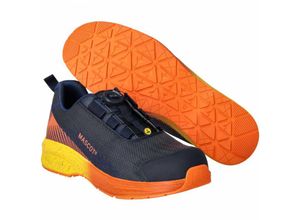 5715411116336 - Safety Halbschuh footwear customized F1601-909 Gr 1041 dark navy bright orange - Mascot