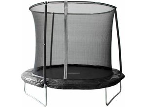 4894417009710 - Sportspower - Stahl Trampolin inkl Sicherheitsnetz Schwarz 244x244x205 cm