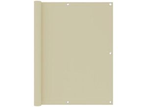 8720286117729 - Bonnevie - Balkon-SichtschutzBalkonverkleidung Creme 120x600 cm Oxford-Gewebe vidaXL