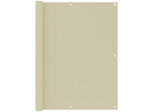 8720286117705 - Bonnevie - Balkon-SichtschutzBalkonverkleidung Creme 120x400 cm Oxford-Gewebe vidaXL