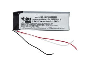 4065705724671 - 1x Akku kompatibel mit Bose nc 700 uc 700 Wireless Headset Kopfhörer (630 mAh 38 v Li-Ion) - Vhbw