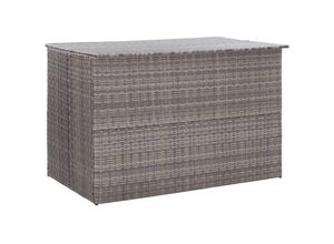 8719883732121 - Bonnevie - Gartenbox Grau 150x100x100 cm Poly Rattan vidaXL535504