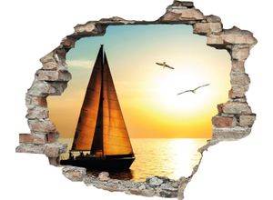 4049009068822 - Wandtattoo QUEENCE Segelboot Wandtattoos Gr B H T 60 cm x 50 cm x 01 cm Natur orange Wandtattoos Natur 4049009068822 - Wandtattoo QUEENCE Segelboot Wandtattoos Gr B H T 60 cm x 50 cm x 01 cm Natur orange Wandtattoos Natur