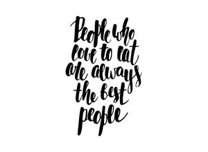 4049009100539 - Wanddekoobjekt QUEENCE People who love to eat are always the best people Wanddekoobjekte Gr B H T 30 cm x 45 cm x 01 cm Schriftzug-Spruch schwarz (schwarz weiß) Wanddekoration Wanddekoobjekte Schild aus Stahlblech bedruckt 4049009100539 - Wanddekoobjekt QUEENCE People who love to eat are always the best people Wanddekoobjekte Gr B H T 30 cm x 45 cm x 01 cm Schriftzug-Spruch schwarz (schwarz weiß) Wanddekoration Wanddekoobjekte Schild aus Stahlblech bedruckt
