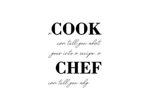4049009355540 - Wanddekoobjekt QUEENCE COOK CHEF Wanddekoobjekte Gr B H T 30 cm x 45 cm x 01 cm schwarz Wanddekoration Wanddekoobjekte