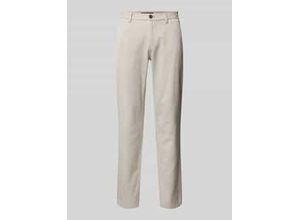 7325869184726 - Regular Fit Chino aus Baumwoll-Mix in feinem Two-Tone-Zickzack-Muster Modell STIG