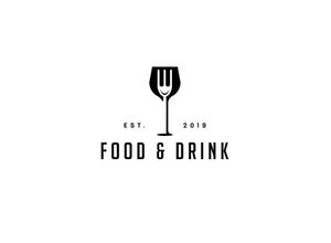 4049009100737 - Wanddekoobjekt QUEENCE FOOD & DRINK schwarz B30cm H45cm T01cm Stahl Wanddekoobjekte Stahlschild Blechschild Spruch Witzig Wanddeko retro 20x30cm