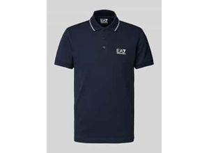 8058997871921 - Slim Fit Poloshirt mit Label-Print Modell TRAIN CORE