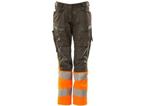 5711074874460 - Hose mit Knietaschen 19678-236-1814 Gr 82C54 dunkelanthrazit hi-vis orange - Mascot