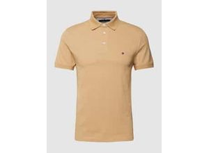 8720646285211 - Slim Fit Poloshirt mit Label-Stitching