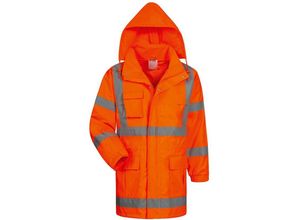 4025888129281 - SAFESTYLE® Warnschutz- Regenjacke 100% Polyester EN ISO 20471 Klasse