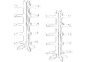 7751577840560 - Stück Brillengestelle aus Kunststoff 5-lagiger Brillenaufbewahrungs-Displayhalter Sonnenbrillenständer zur Aufbewahrung aller Arten von Brillen