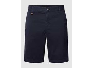 4063536982178 - HUGO BOSS Schino Slim Fit Shorts mit Eingrifftaschen