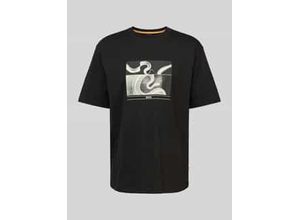 4063545521221 - T-Shirt mit Label-Print Modell Barragan