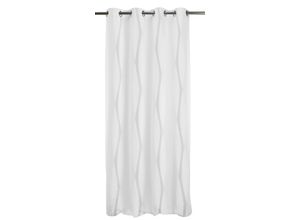 4003440128712 - Vorhang APELT Helix Gr 1 grau (hellgrau) Gardinen 245cm Ösen 122cm Polyester HxB 245x122 B122cm H245cm