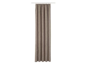 4006470323201 - Vorhang NEUTEX FOR YOU Inuit Gardinen Gr 245 cm Kräuselband 145 cm grau (taupe) Kräuselband Gardine HxB 245x145