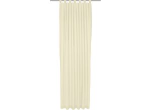 4004567427825 - Vorhang WIRTH Sunday beige (creme) Gardinen 155cm Schlaufen 142cm Baumwolle Polyester nach Maß B142cm H155cm