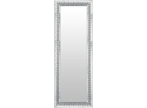 4251062279873 - Dekospiegel LENFRA Flinder silber (silberfarben) Spiegel B H T 68cm x 108cm x 25cm EPS-Kunststoff Wandspiegel B68cm H108cm T25cm