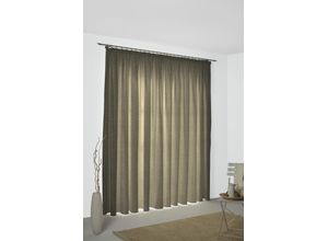 4004567318352 - Vorhang WIRTH Bachfeld Gardinen Gr 175 cm Multifunktionsband 132 cm grau (taupe) Esszimmergardinen