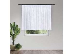 4007863653059 - Gardine Laura Gardinen Gr 245 cm Smokband 600 cm weiß Smokband Elegante Voile Grundware