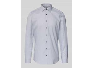 4066425917367 - Slim Fit Businesshemd mit Allover-Muster Modell NEW YORK