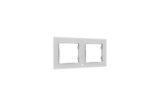 3800235266236 - Home accessoires wandrahmen 2 wandtaster rahmen 2-FACH wei WF2WHITE - Shelly