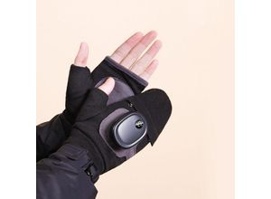 8663484375976 - Sjqka - Elektrisch beheizte Handschuhe USB-betriebene handbeheizte Handschuhe 3-stufig einstellbare Temperatur-Handwärmer waschbare