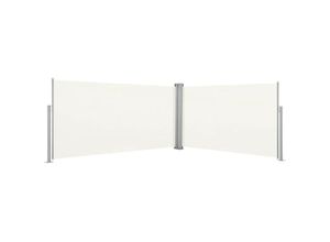 8718475971818 - Bonnevie - Ausziehbare SeitenmarkiseWindschutz Sonnenschutz Markise 160x600 cm Creme vidaXL