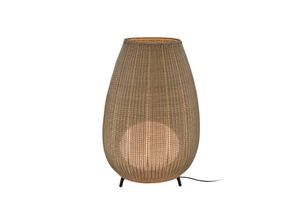 8435493733555 - LED-Terrassenleuchte Amphora 123 cm grafitbraun beige