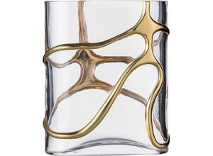 4012348190516 - Dekovase EISCH Stargate Vasen Gr H 30 cm farblos (transparent) Blumenvasen Vasen handveredelt mit Echtgoldbeschichtung