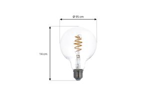 4251911761559 - PRIOS Smart LED E27 G95 49W ZigBee Tuya Hue kompatibel