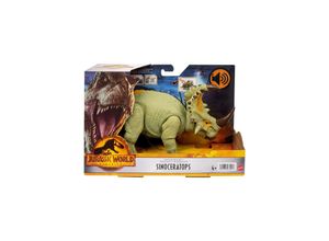 0194735034017 - HDX43 - Jurassic World - Dominion - Roar Strikers - Sinoceratops Dinosaurier Spielfigur