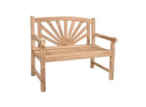 4041908132673 - Bank MARISA 2-Sitzer Teak Gartenbank Garten Terrasse Sitzbank Parkbank Holz Holz