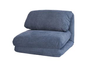 4057651691923 - Schlafsessel MCW-E68 Schlafsofa Funktionssessel Klappsessel Relaxsessel Stoff Textil ~ hellblau