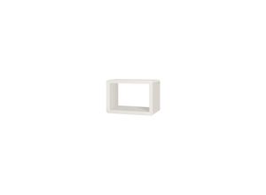 7640136862627 - Atlanta - Beistelltisch Couchtisch Beisteller   1x1 Cube mit abgerundeten Kanten hochglanz weiss