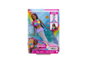 0194735024360 - Barbie Brooklyn Zauberlicht Meerjungfrau Puppe (leuchtet) Barbie Dreamtopia mehrfarbig