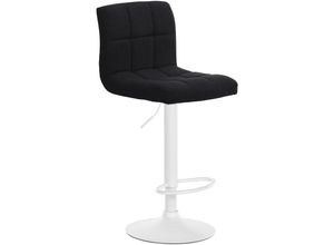 4251756493240 - Barhocker Calma Stoff I Barstuhl Höhenverstellbar I Um 360° Drehbar Mit Rückenlehne Für Bistro Und Küche